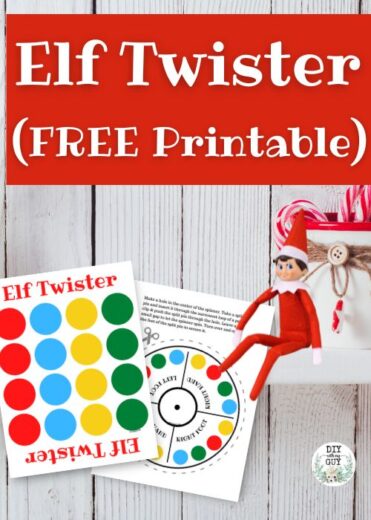 Elf On The Shelf Twister FREE Printable - DIY With My Guy
