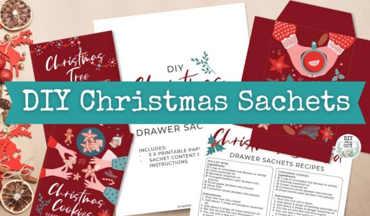 Christmas Sachets DIY Gifts (FREE Sachet Packet Printables) - DIY With ...