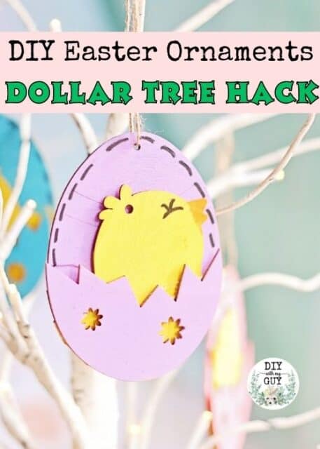 DIY Easter Tree Ornaments (Dollar Tree Easter Craft Hack) - DIY With My Guy