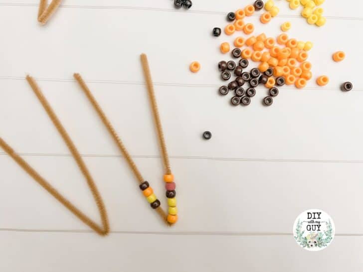 DIY Beaded Indian Corn Craft - DIY With My Guy